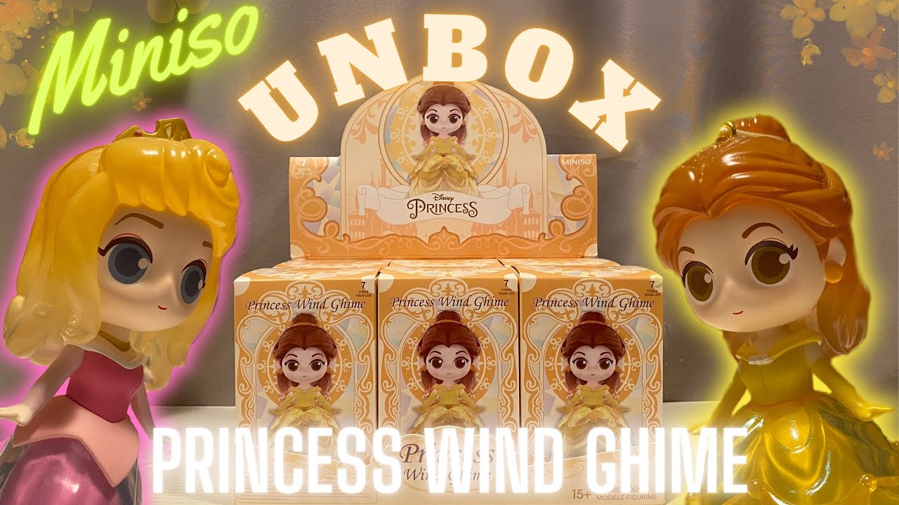 ASMR - UNBOX｜Disney Princess｜Princess Wind Ghime MINISO｜Figure - YouTube