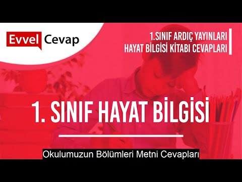 Okulumuzun Bölümleri Metni Cevapları (1. Sınıf Hayat Bilgisi)