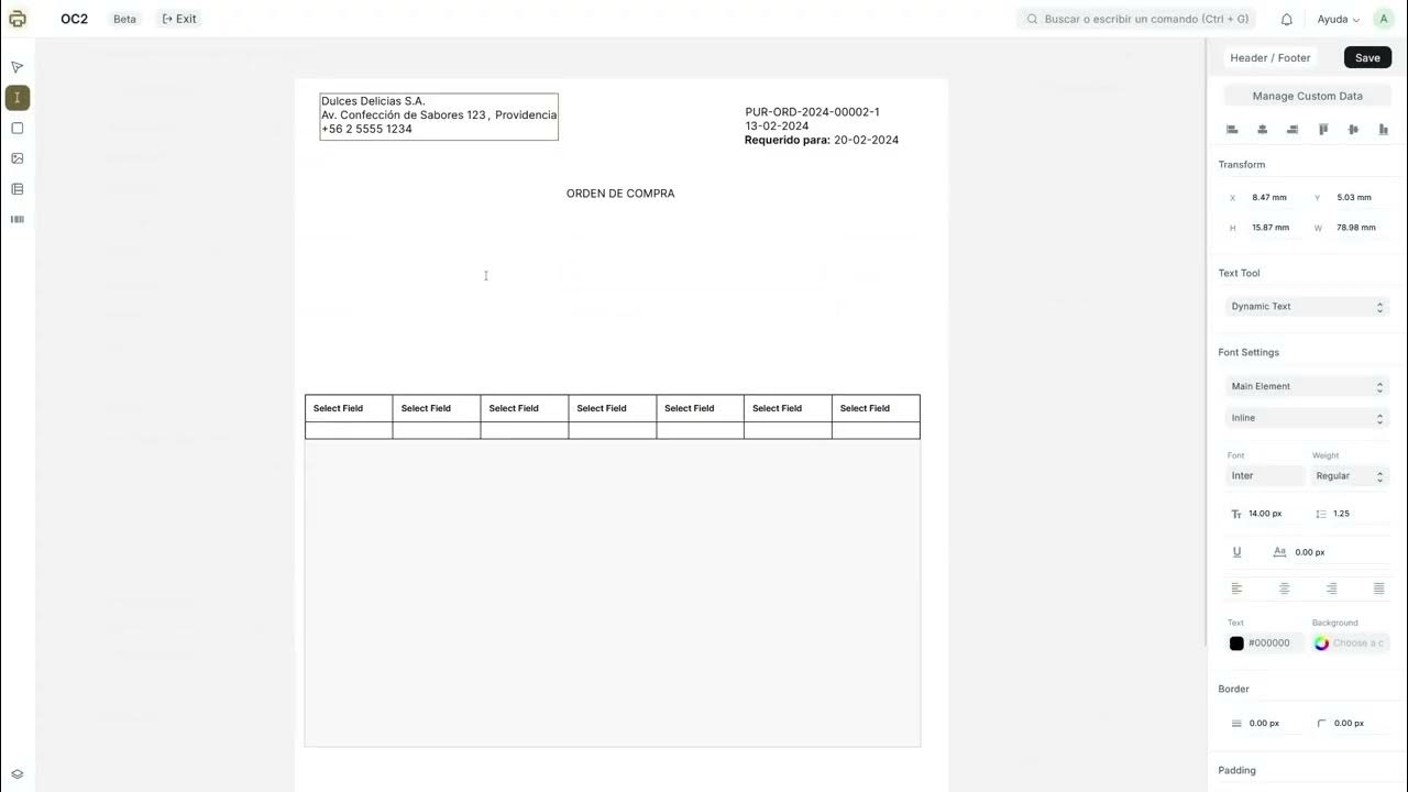 013 Crear Formato para Imprimir con Print Designer ERPNext Español - YouTube