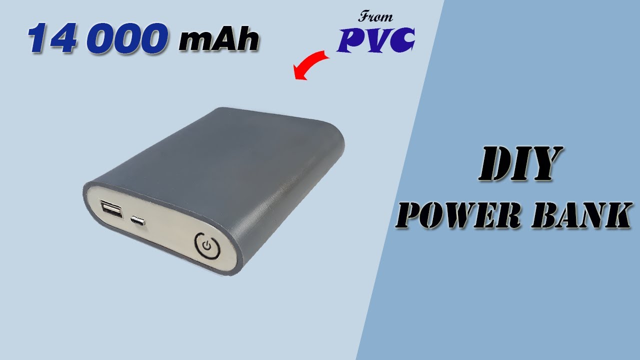 How to make a Power Bank at home | DIY Power Bank | High Capacity Power ...