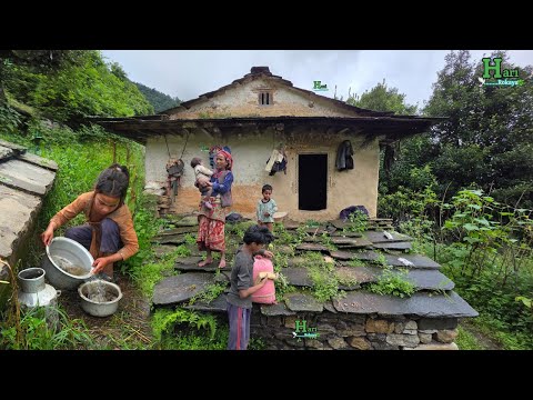 Pure Nepali Hills Food | Simple Village Cooking & Rural Lifestyle