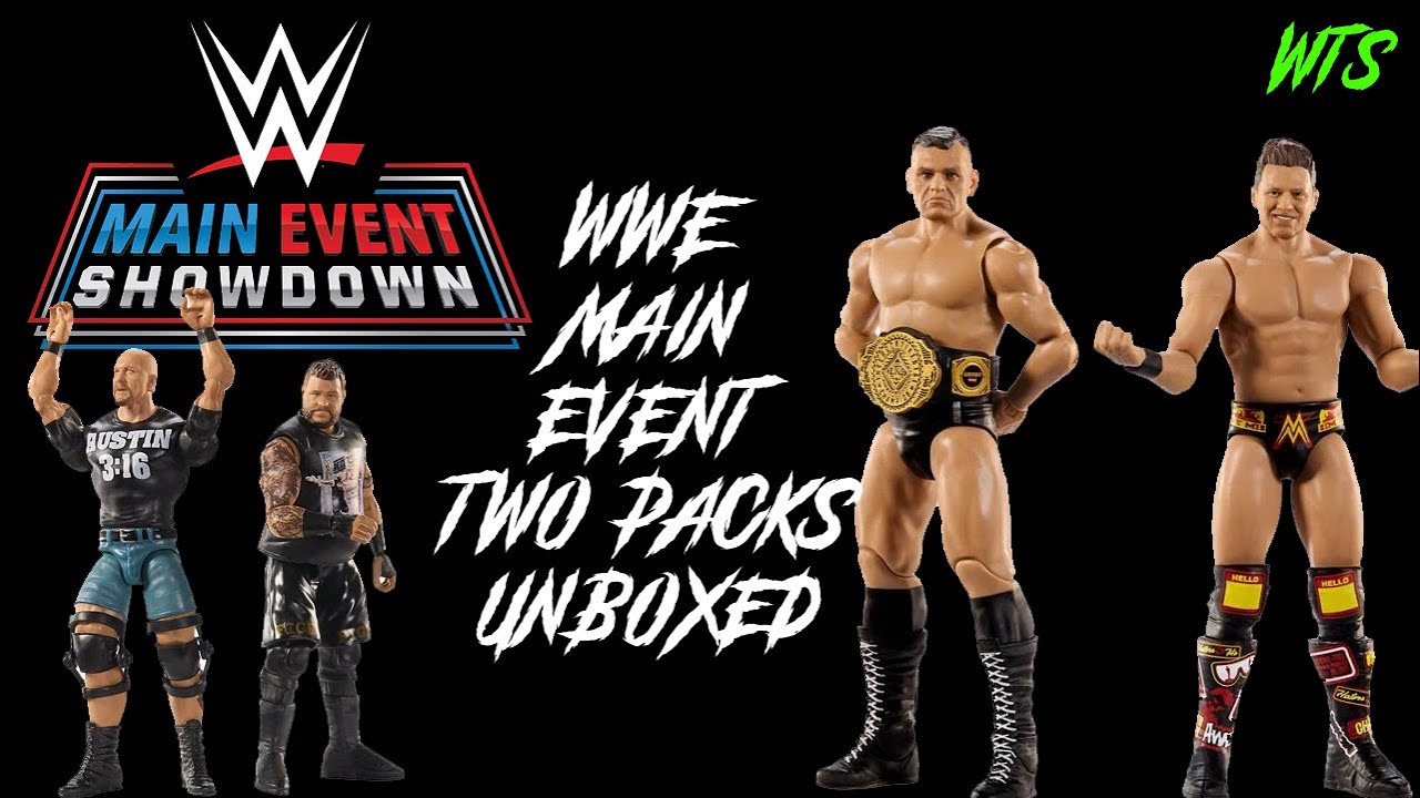 WWE MAIN EVENT SHOWDOWN TWO PACKS UNBOXED! - YouTube