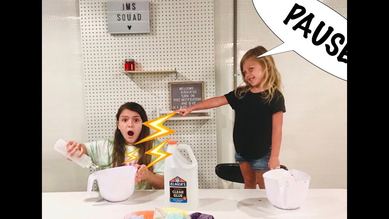 Pause slime CHALLENGE! | JMS Squad - YouTube