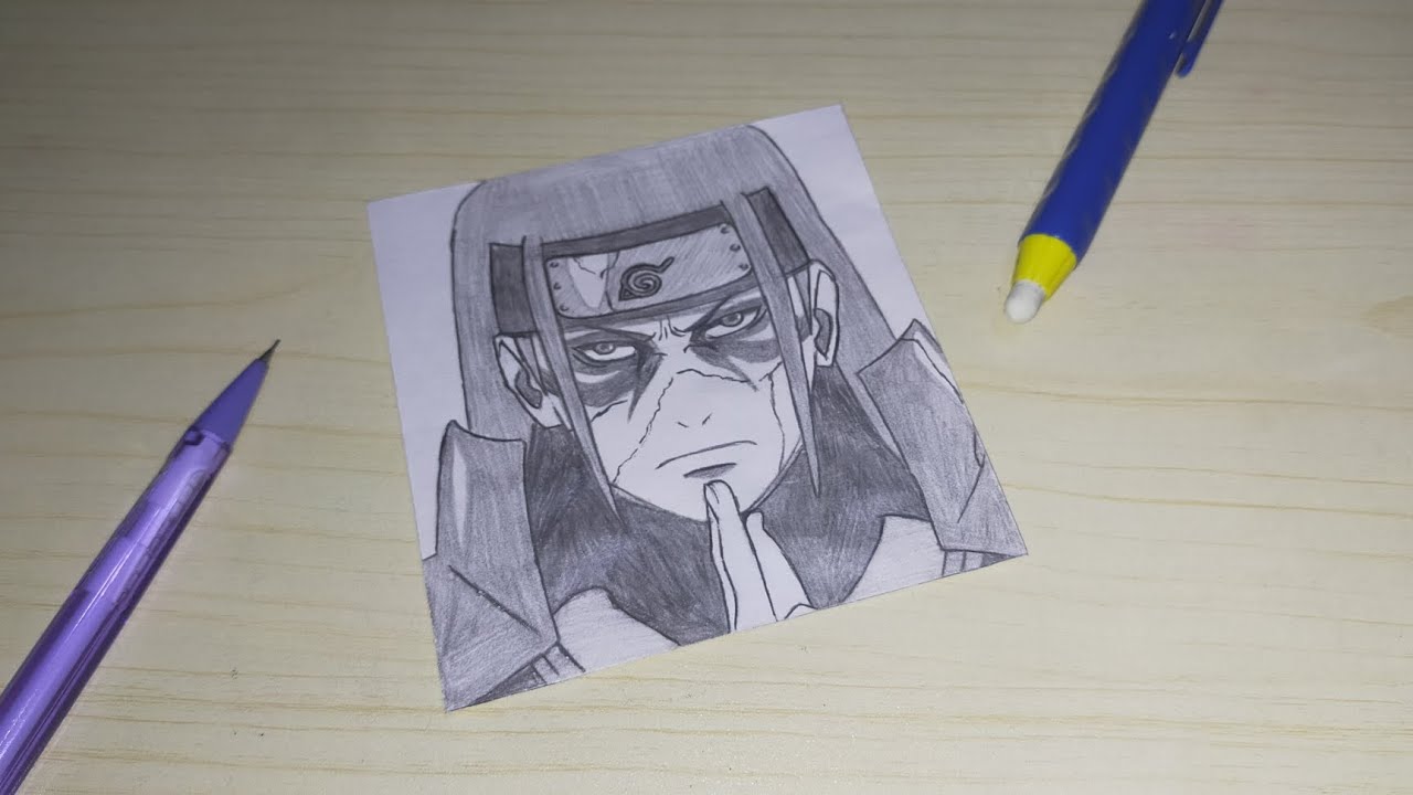Hashirama Senju 😈😈(Naruto) Drawing By ️ || Anime Drawing ️ - YouTube