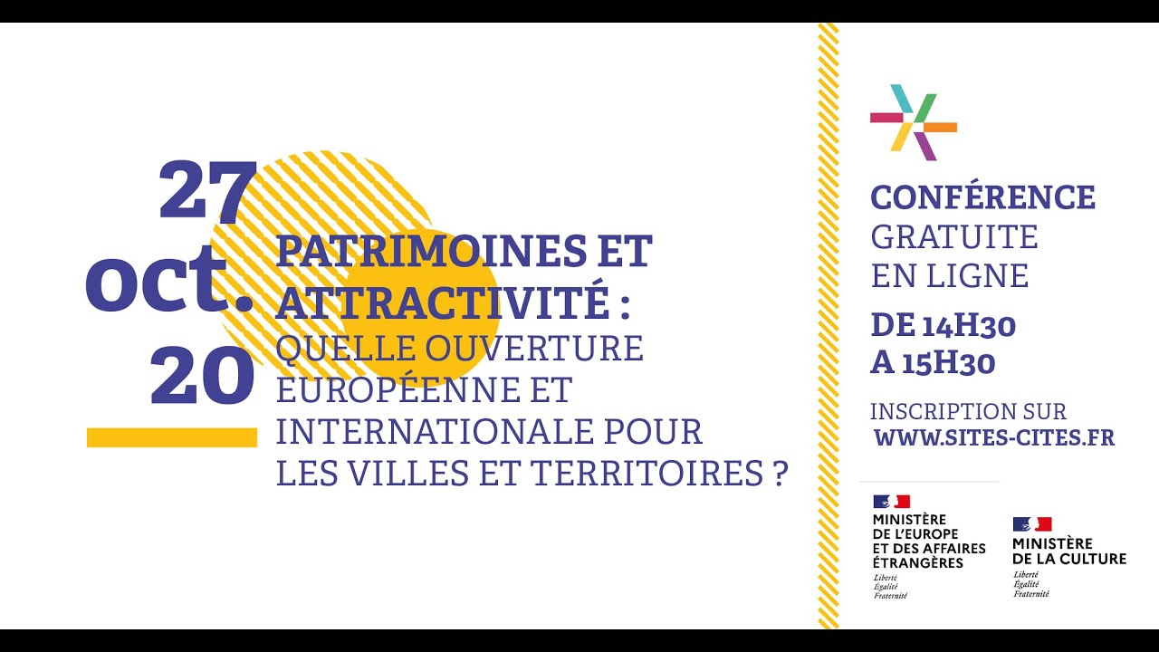 Replay Conférence "Patrimoine & Attractivité" - YouTube