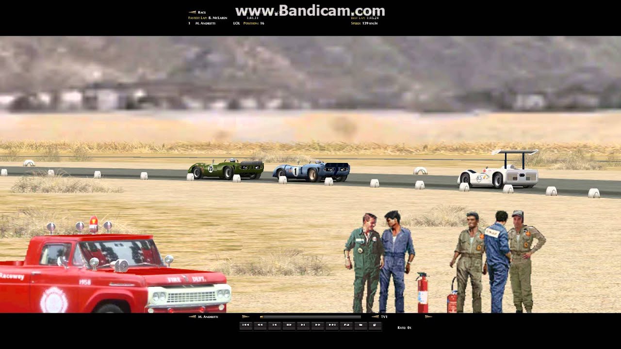 Grand Prix Legends: 1966 Can-Am mod at Stardust - YouTube