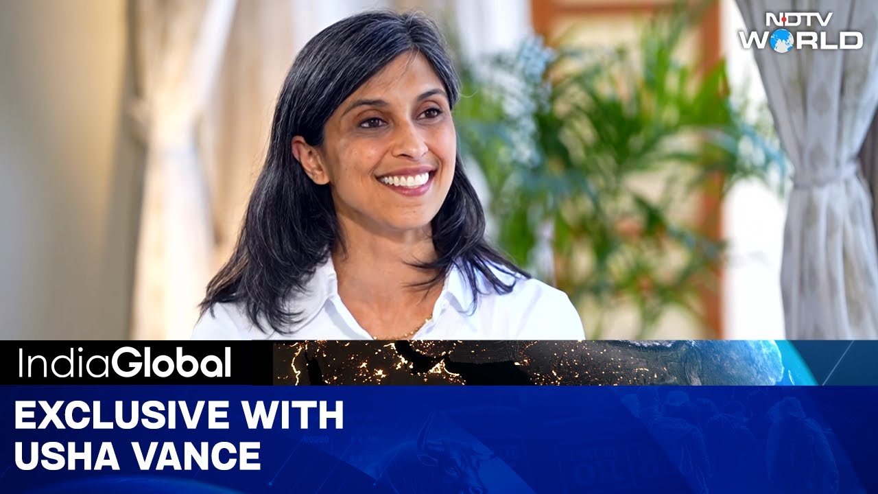 NDTV Exclusive With Second Lady Usha Vance | JD Vance & Family On ...