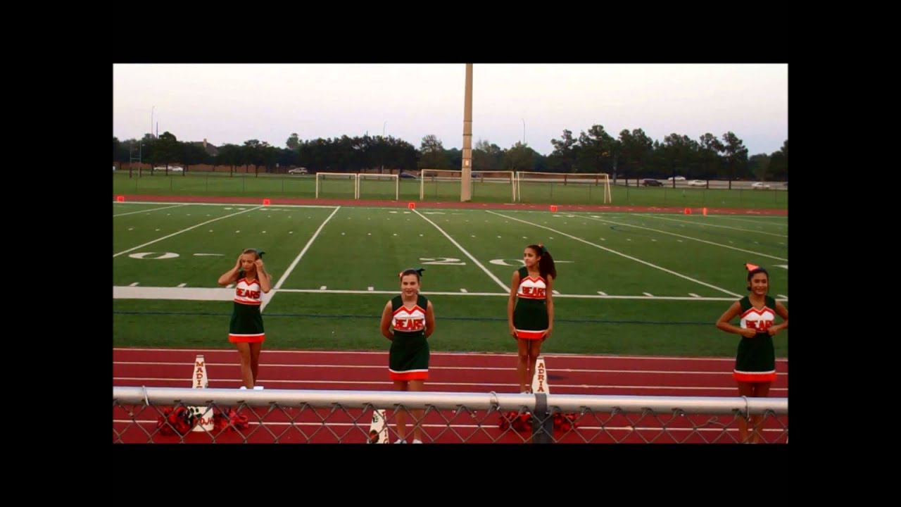 BDJH 7th Grade Cheer Mash Up 2014 - YouTube
