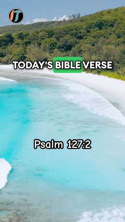 Rest Is A Gift From God | Bible Verse - Psalm 127:2 - YouTube