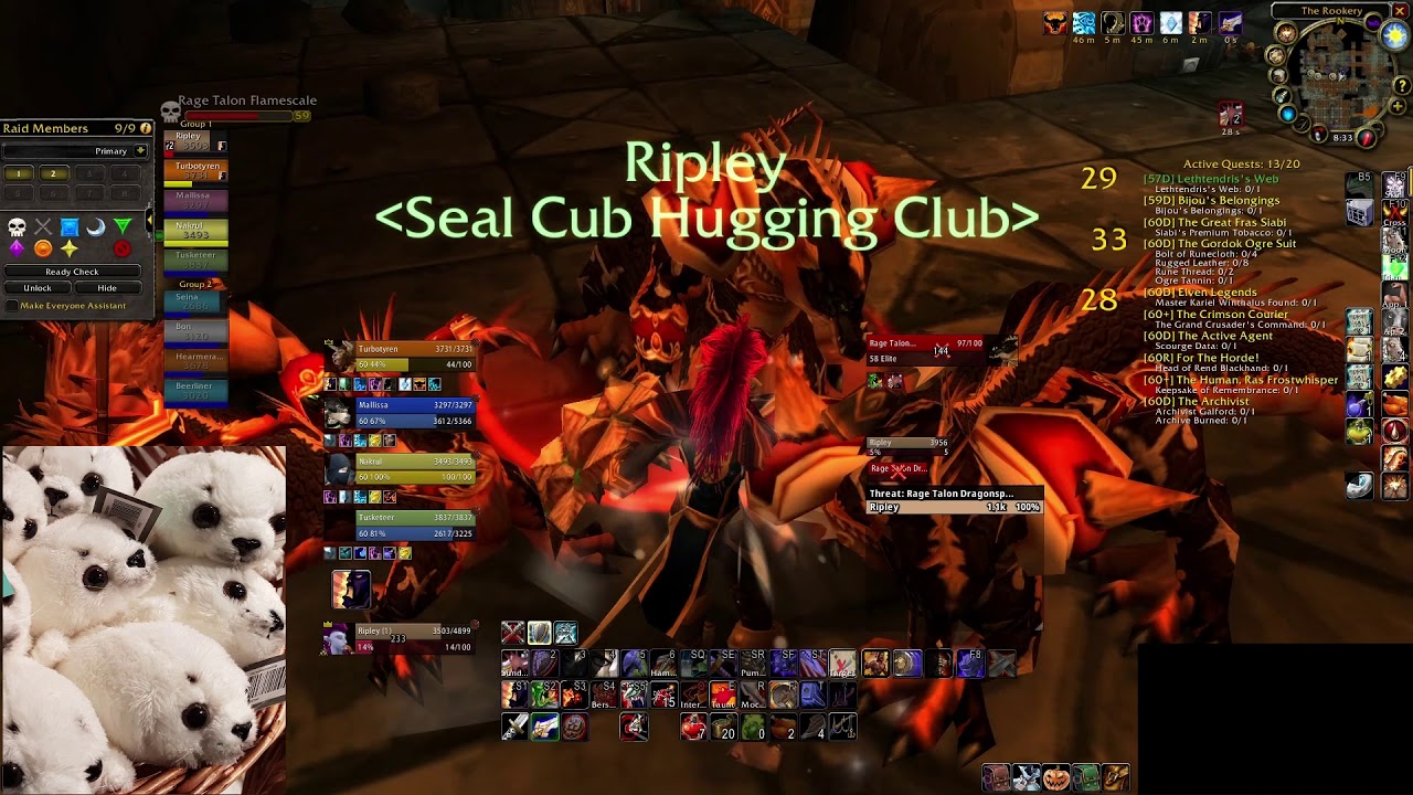 Upper Blackrock Spire (WoW Classic) - Warrior tank PoV - YouTube