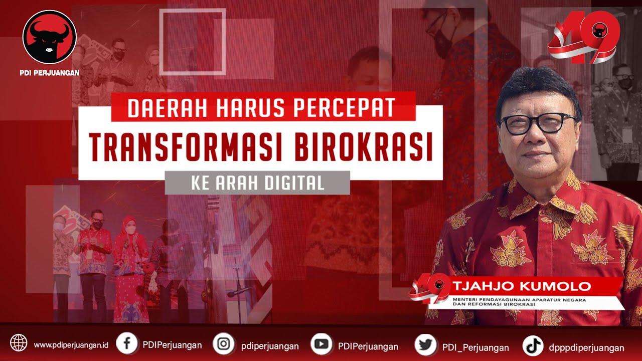 Daerah Harus Percepat Transformasi Birokrasi ke Arah Digital - YouTube
