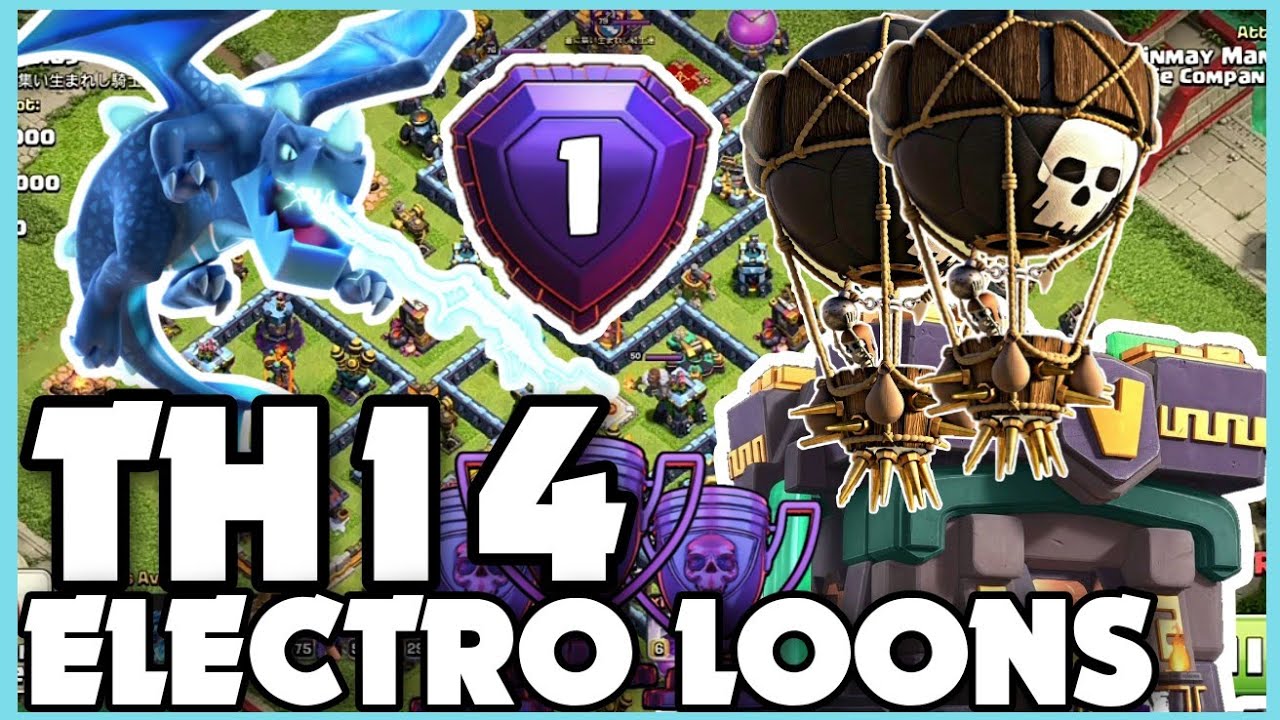Th14 Electro Dragon Attack Strategy | Best Th14 Electro Dragon Spam ...