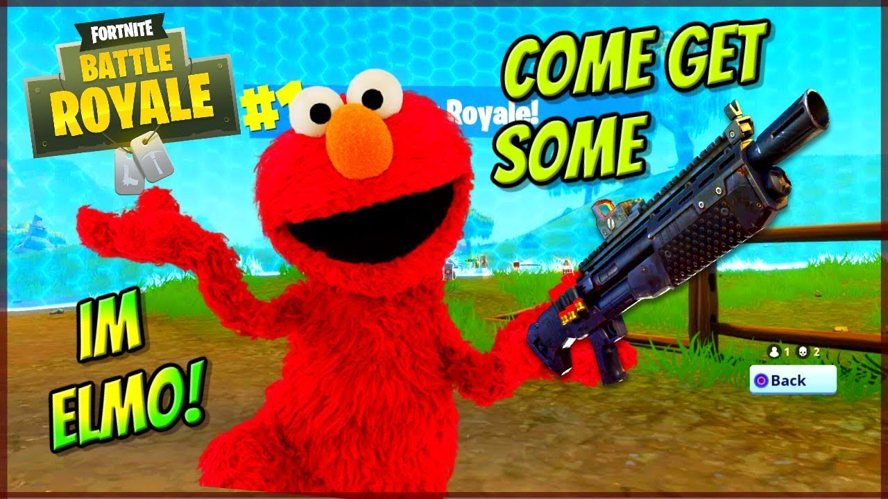 Elmo Meets A Nice friend on fortnite (Nice Kid thinks im elmo!) TRY NOT ...