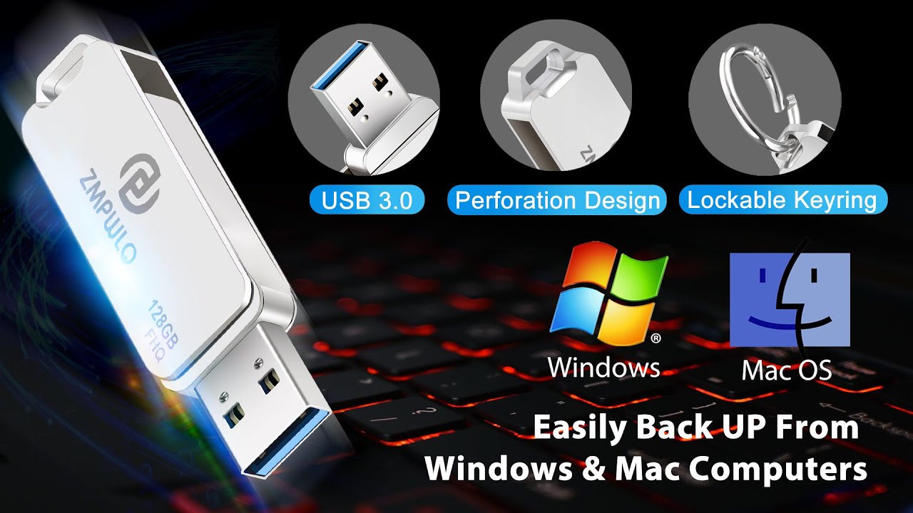 Easy Auto One-Click Photo Stick Computer Photos Backup Thumb Drive ...