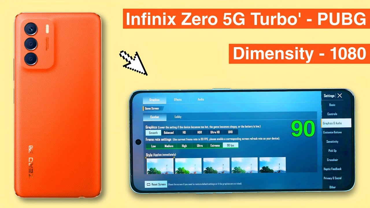 Infinix Zero 5G Turbo Pubg Test! Graphics Test!💪 - YouTube