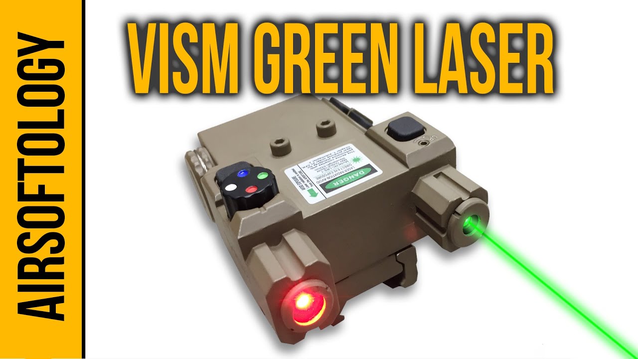 VISM Green Laser with 4 Color Light | NcStar | Airsoftology Review ...