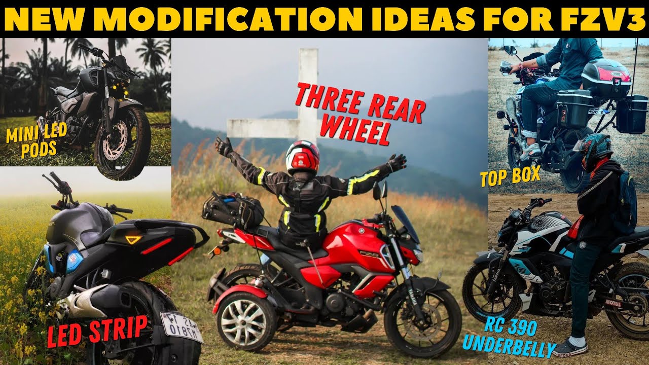 Top Unique YAMAHA FZV3 Modifications in 2023 with Buying Links ! Ritwiz ...