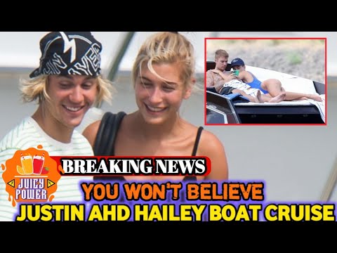 Justin Bieber And Hailey Bieber on Boat CRUISE Away From Paparazzi ...