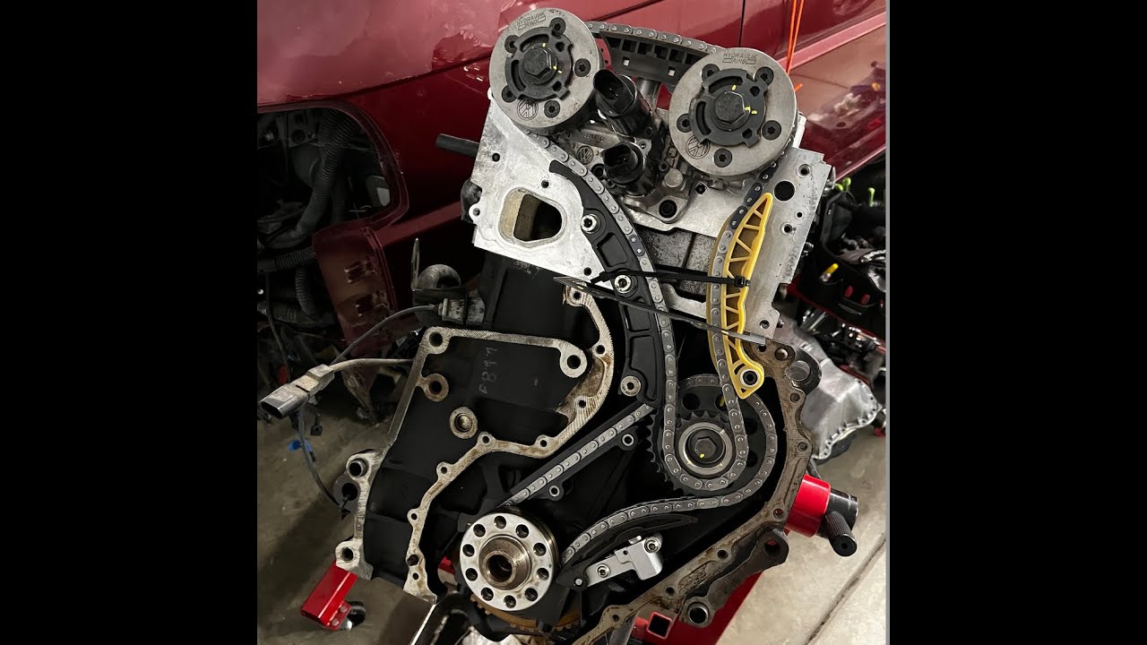 VR6 24v Timing Chain Install for EuroVan - YouTube