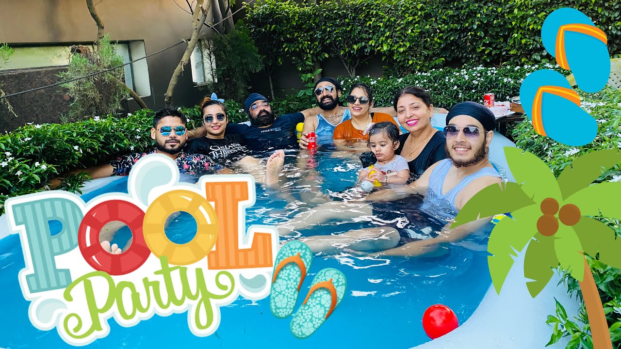 POOL PARTY At Home | That Couple Though | Vlog - YouTube
