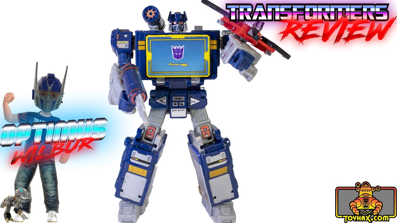 Optimus Wilbur : Transformers Netflix Soundwave with Toyhax Decals ...