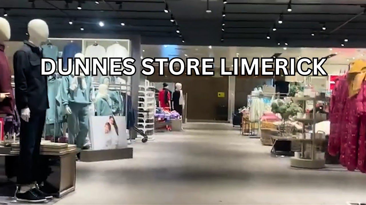 Shopping In Dunnes Store Limerick Ireland - YouTube