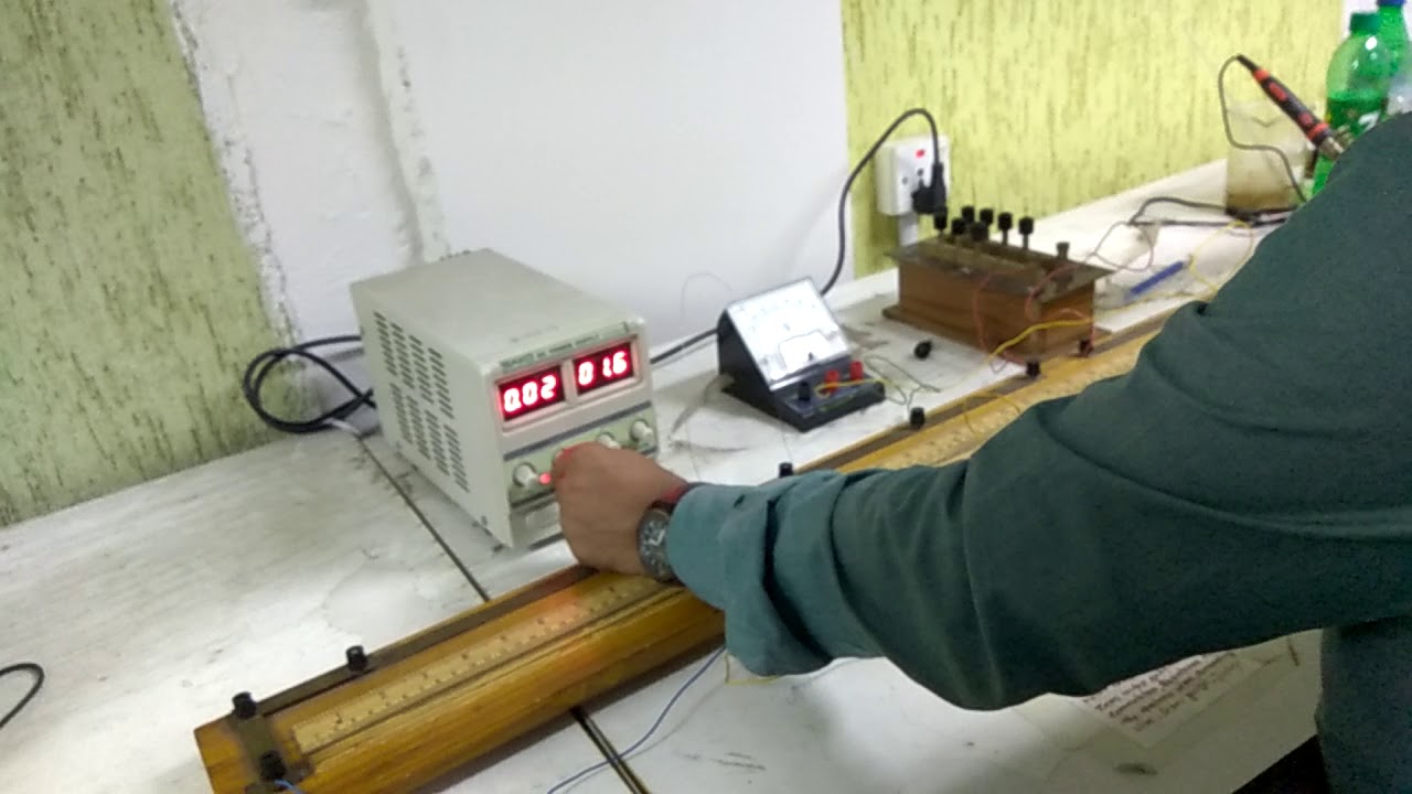 EXPT.1: TO DETERMINE THE SPECIFIC RESISTANCE OF A WIRE USING A METER ...