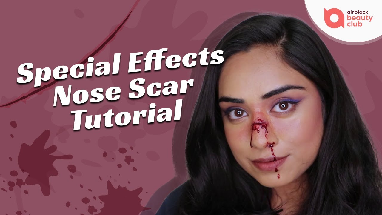 Special Effects Nose Scar Tutorial I Step By Step - YouTube