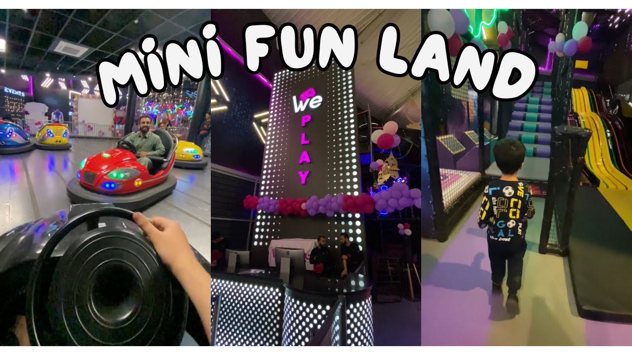 I Found The Mini Fun Land In Peshawar 😍 Travel Vlog #minivlog #funland ...
