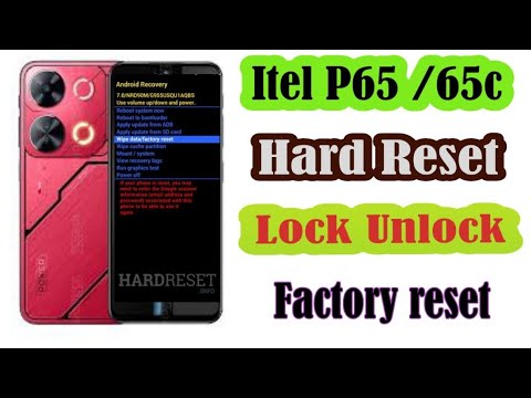 Itel p65 factory reset|itel p65 pattern unlock||itel screen password ...