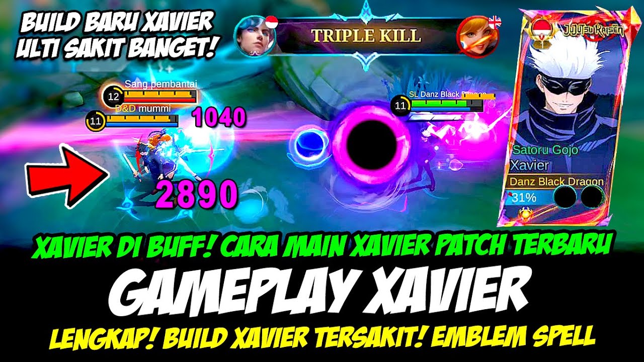 CARA MAIN XAVIER + COMBO XAVIER PATCH TERBARU BUILD XAVIER TERSAKIT ...