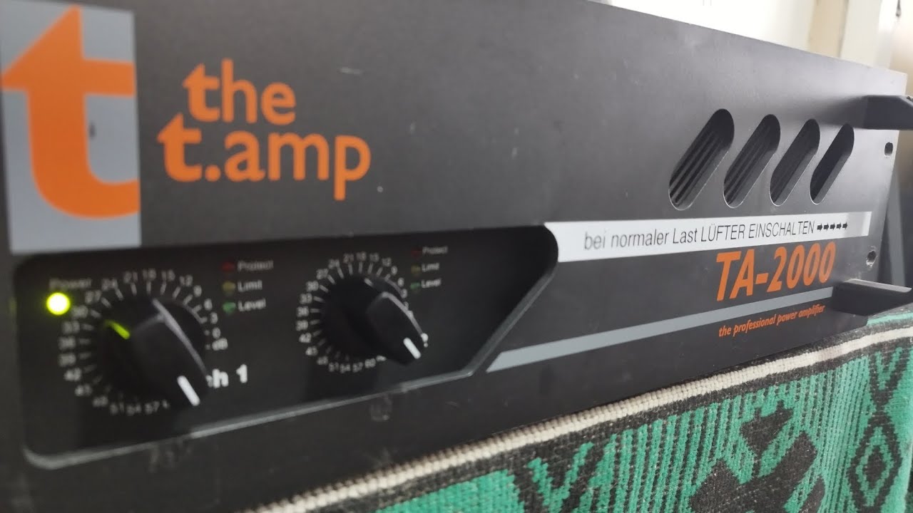 the t.amp TA-2000, reparaţie, testare, şi citeva secrete! - YouTube