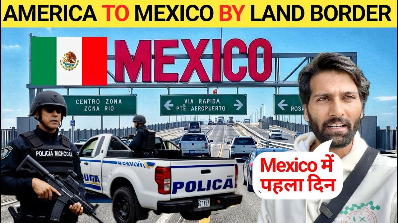 CROSSING LAND BORDER FROM AMERICA TO MEXICO , USA MExico Donkey Border ...