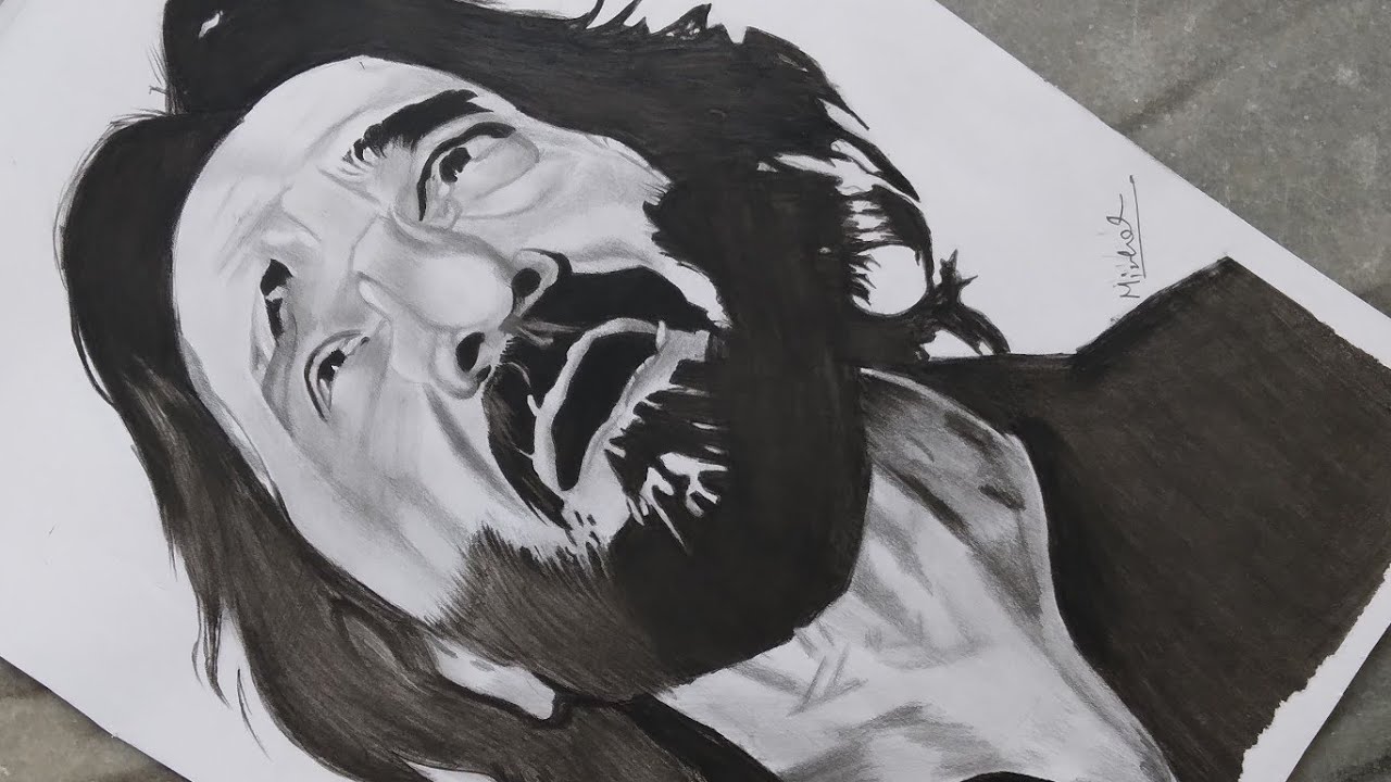 drawing a Nadeem Sarwar||face Drawing ||how to draw||realistic drawing ...