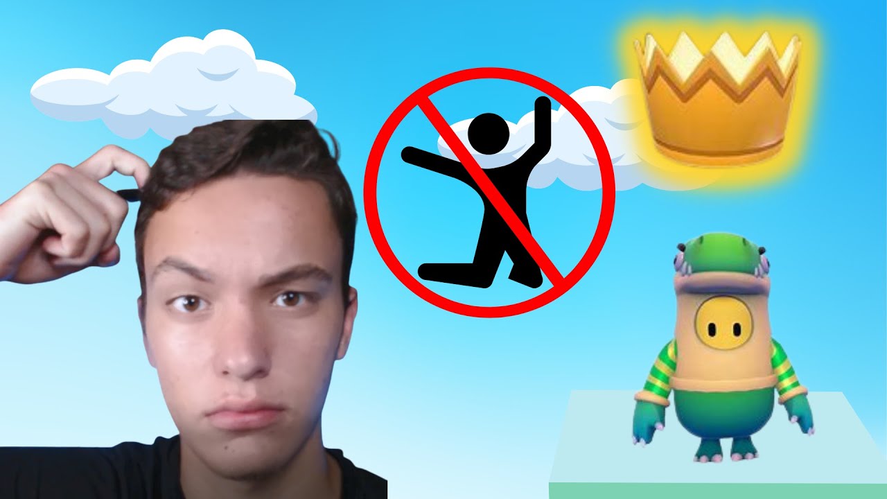 I Win Fall Guys WithOUT Jumping or Diving! (Part. 1) - YouTube