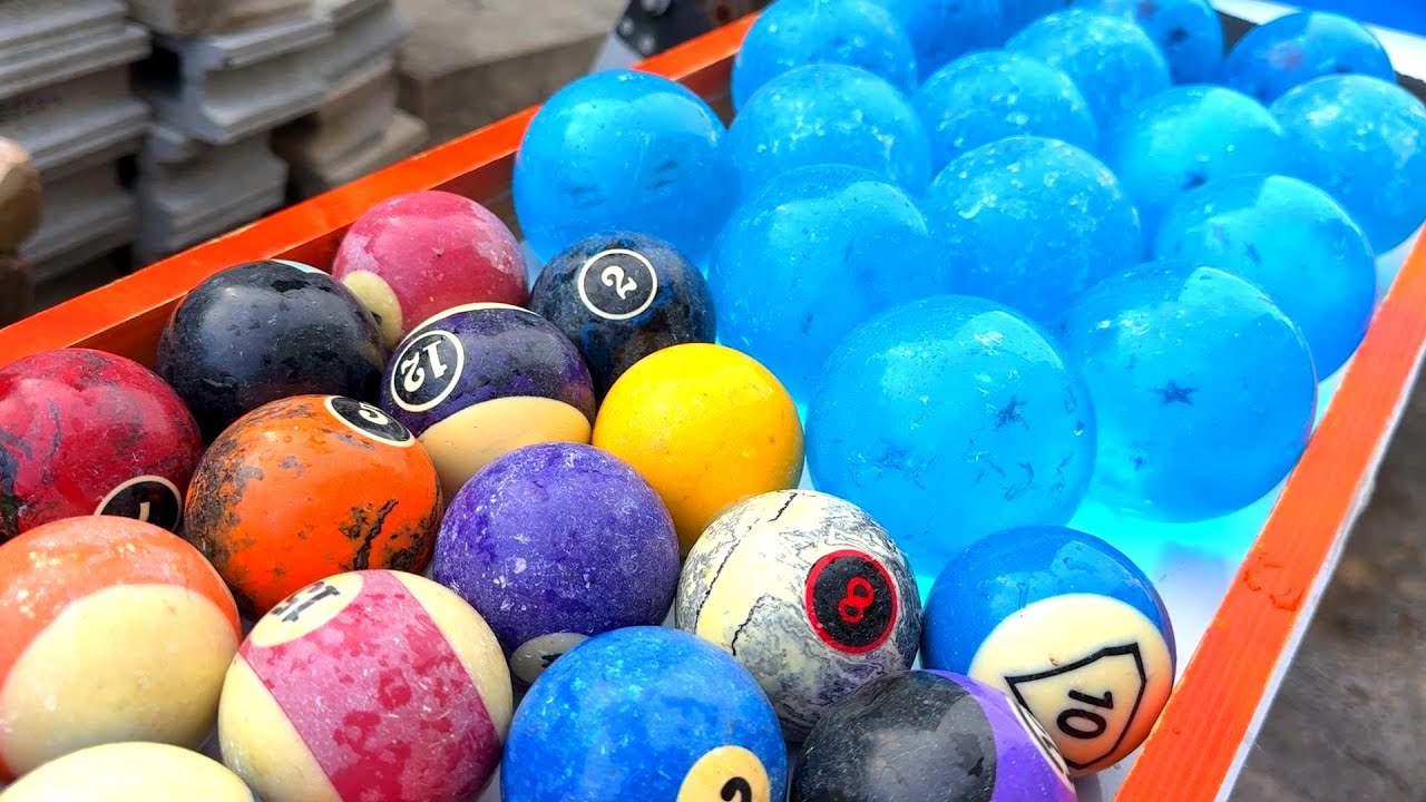 Marble Run ☆ Dragon Ball & Billiard Ball - YouTube