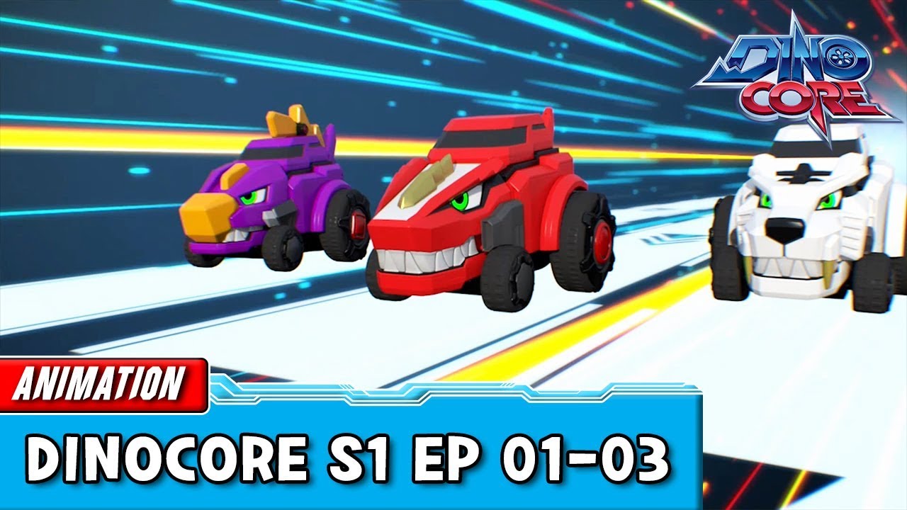 [DinoCore] Compilation | S01 EP01 - 03 | Best Animation for Kids | TUBA ...