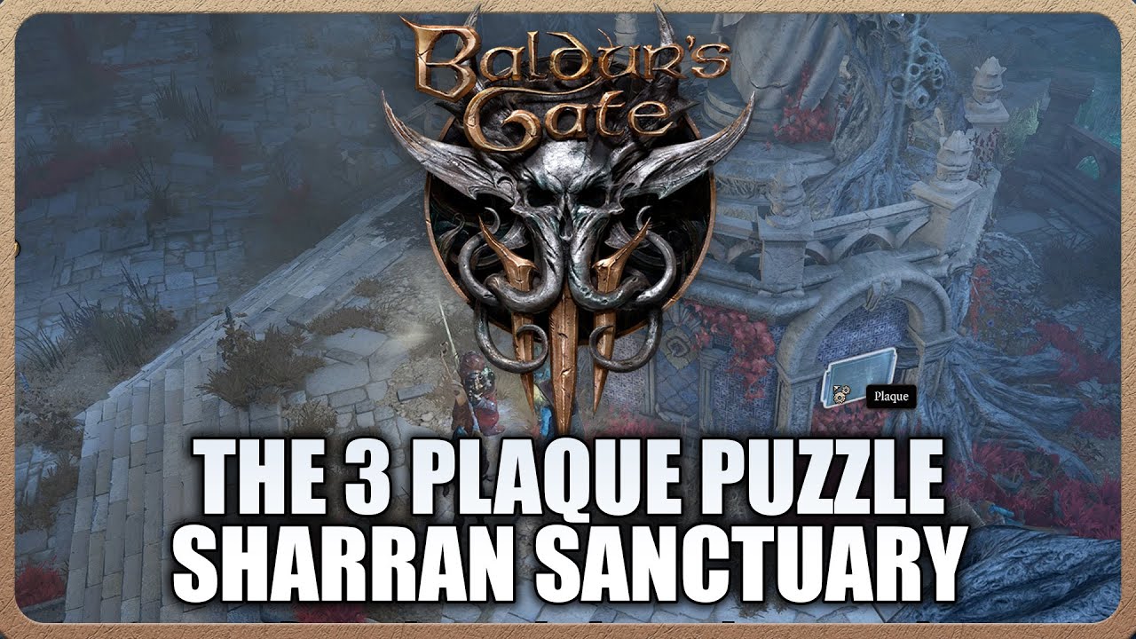 Baldur's Gate 3 - How to Solve the Plaque Puzzle & Sharran Sanctuary ...