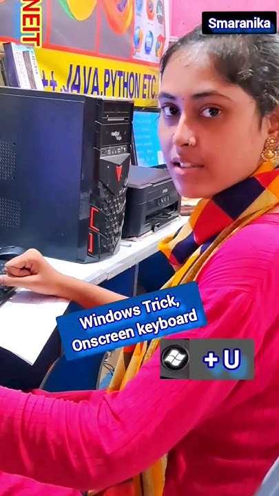 Unscreen Keyboard Use Computer Computergkknowledge Neit Shortsviral Windows Trick Youtube