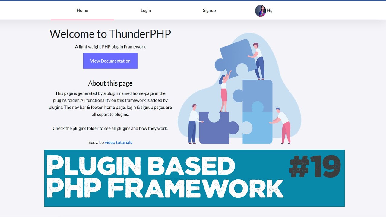 Plugin based PHP MVC Framework from scratch #19 | Pagination class | Quick programming tutorial ...