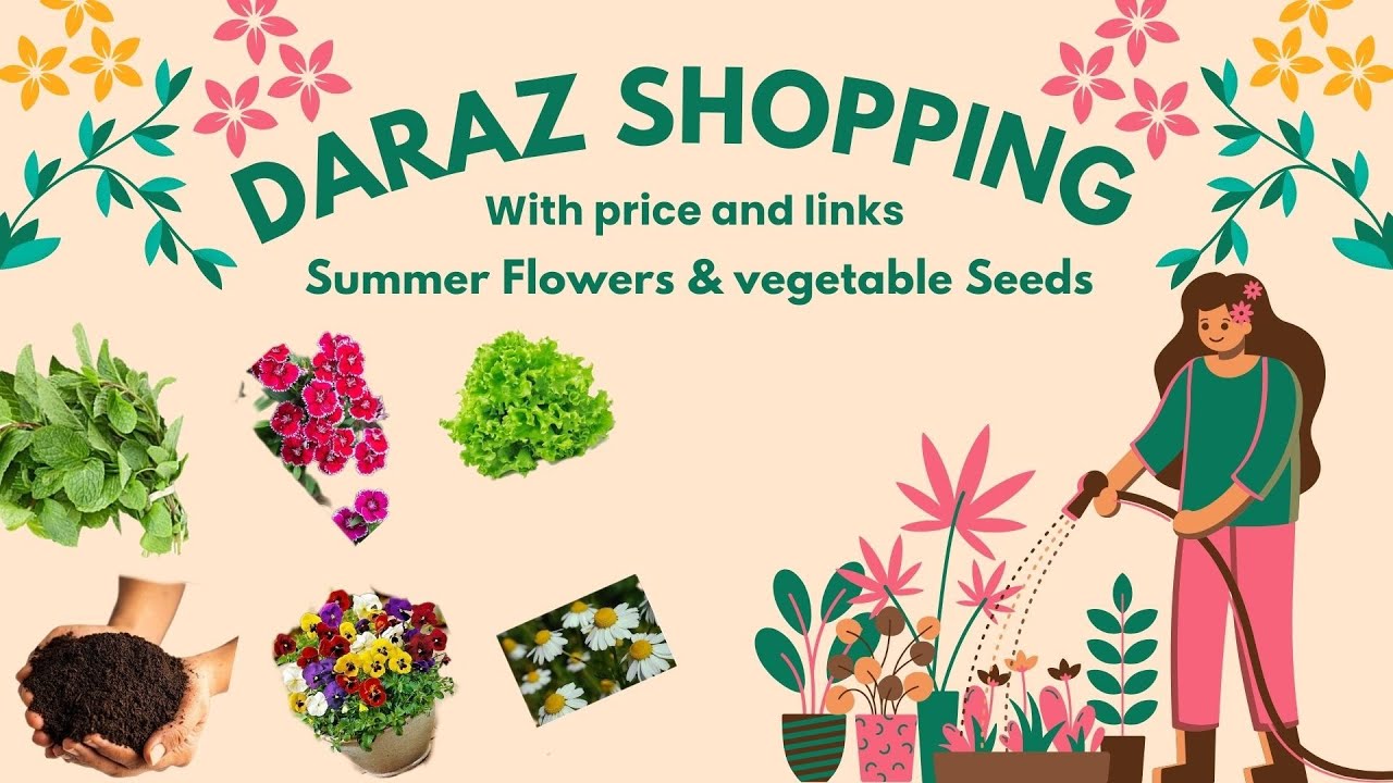 "DARAZ Summer Seed Collection! 🌻🌼 | Unboxing & Review" - YouTube