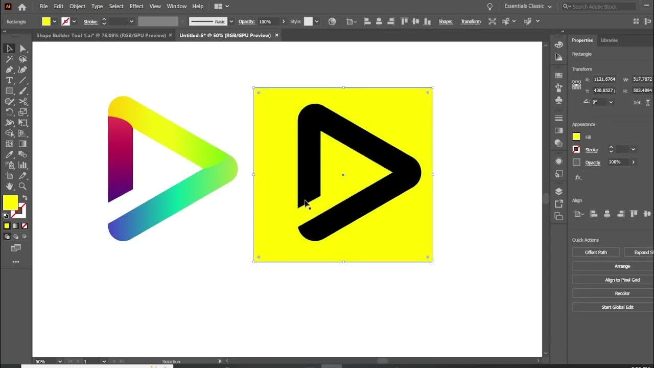 How To Make Use Of Gradients Adobe Illustrator Deroncreativity Youtube
