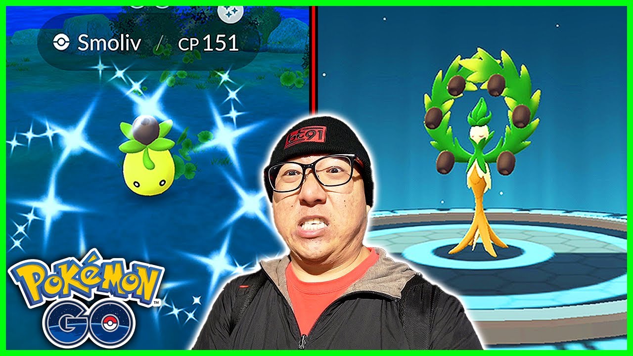 Smoliv Spotlight Hour with Shiny Caught! - Pokemon GO - YouTube