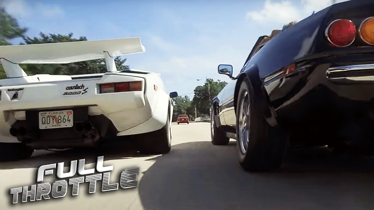Chasing Down The Lamborghini Countach | Miami Vice | Full Throttle ...