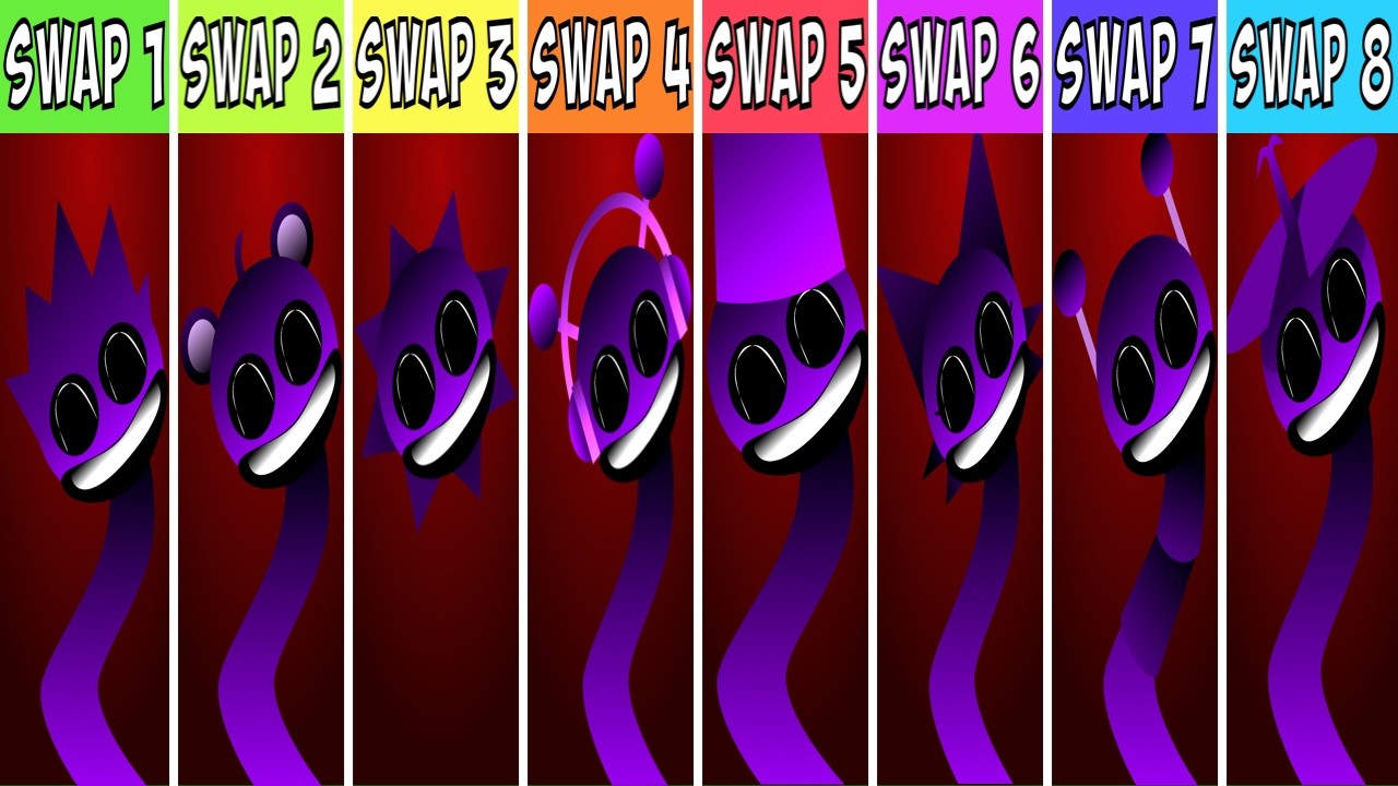 Incredibox Sprunki ALL SWAPPED PHASE 3 Characters - YouTube