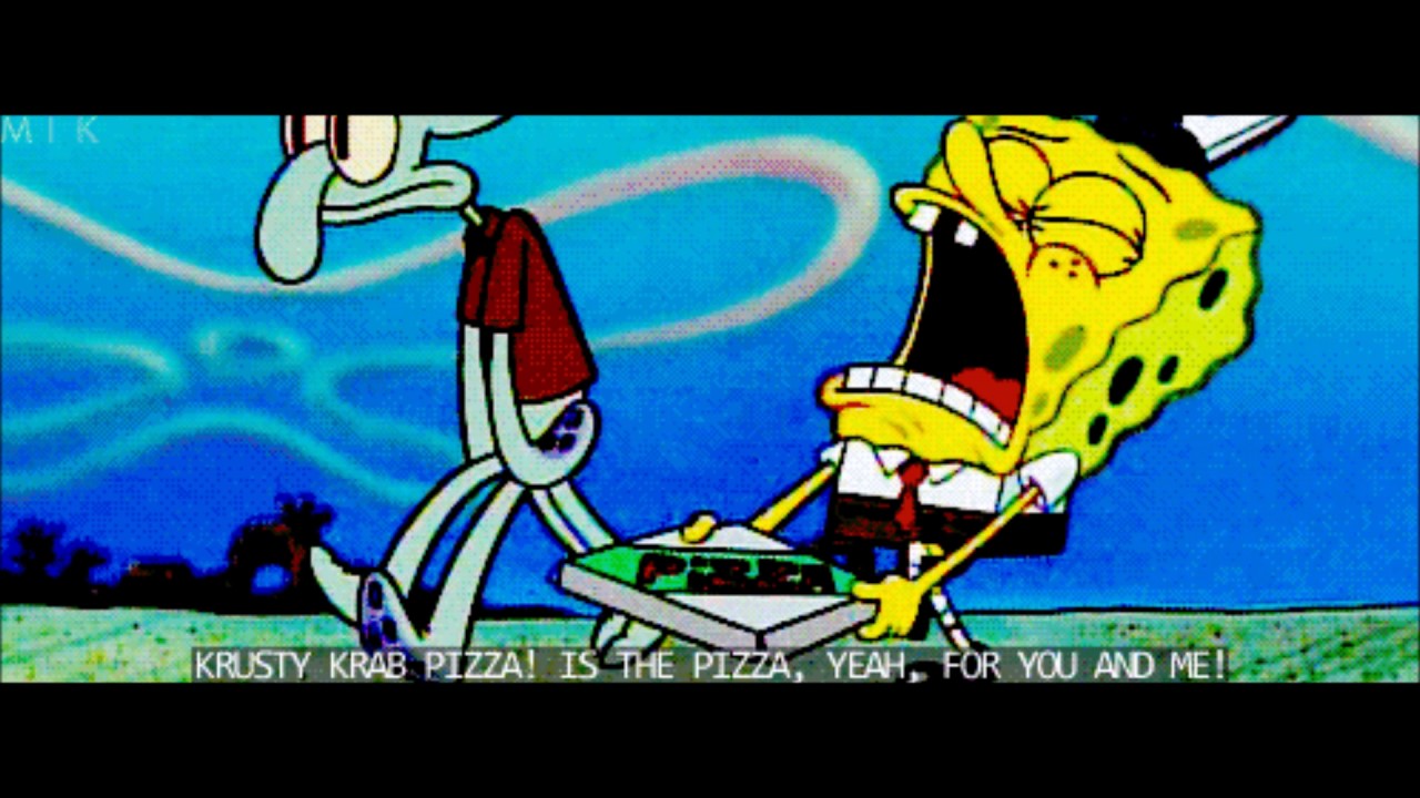 Spongebob Squarepants | One Slice. (K.K. Pizza) | Inspired by @Drake ...