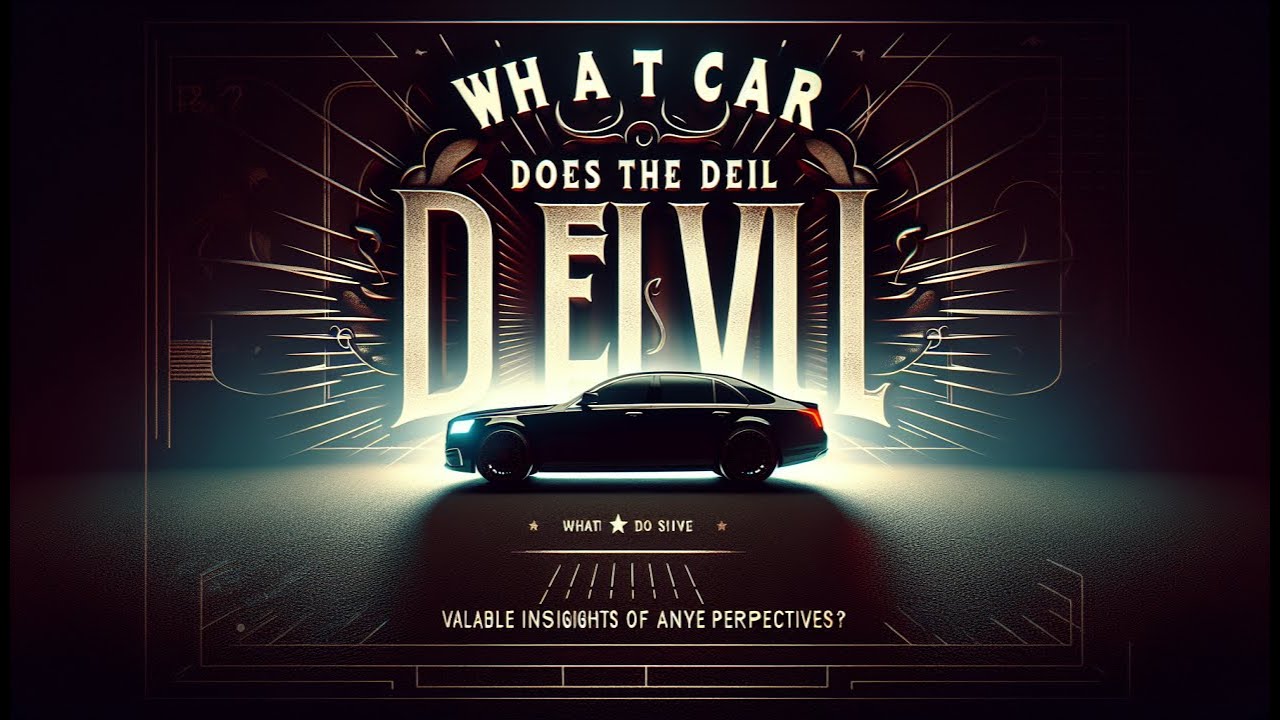 The Devils Ride: Uncovering the Mysteries of the Most Sinister Car on the Road (r/AskReddit ...
