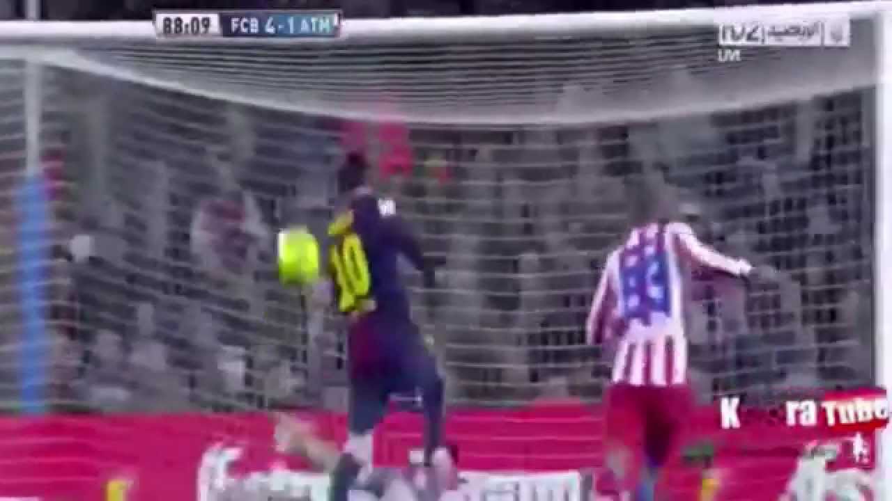 Messi vs Courtois - YouTube