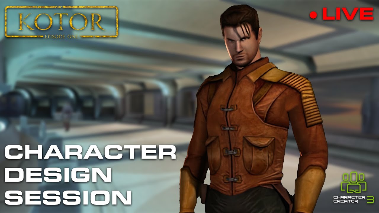 Character Design Session - Carth Onasi Part 2 [Livestream] - YouTube