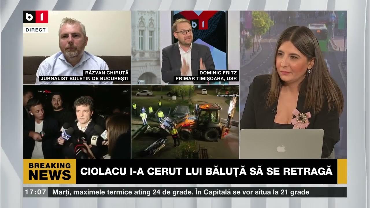 POLITICA ZILEI. FRITZ, PRIMAR TIMIȘOARA,DESPRE SCANDALUL DE LA PLANȘEUL UNIRII,RĂZBOIUL CU ...